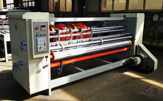 Corrugated Board Rotary Slotting Machine K-B-1426 Chain Feeding Rotary ...