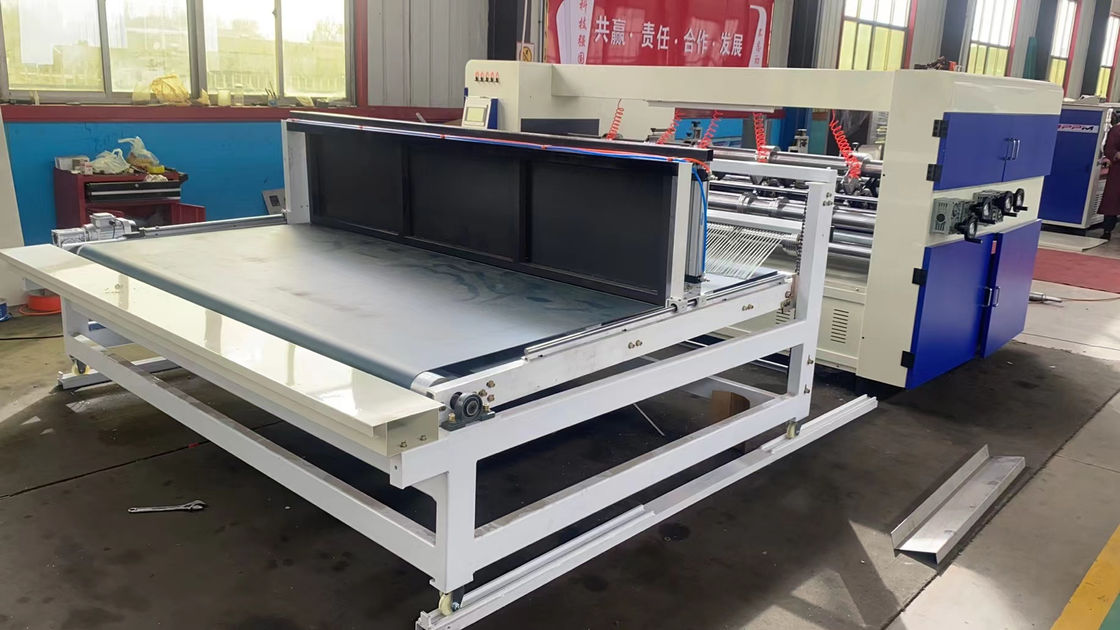 Automatic Thin Blade Slitter Scorer Machine 11KW With Auto Belt Feeder ...