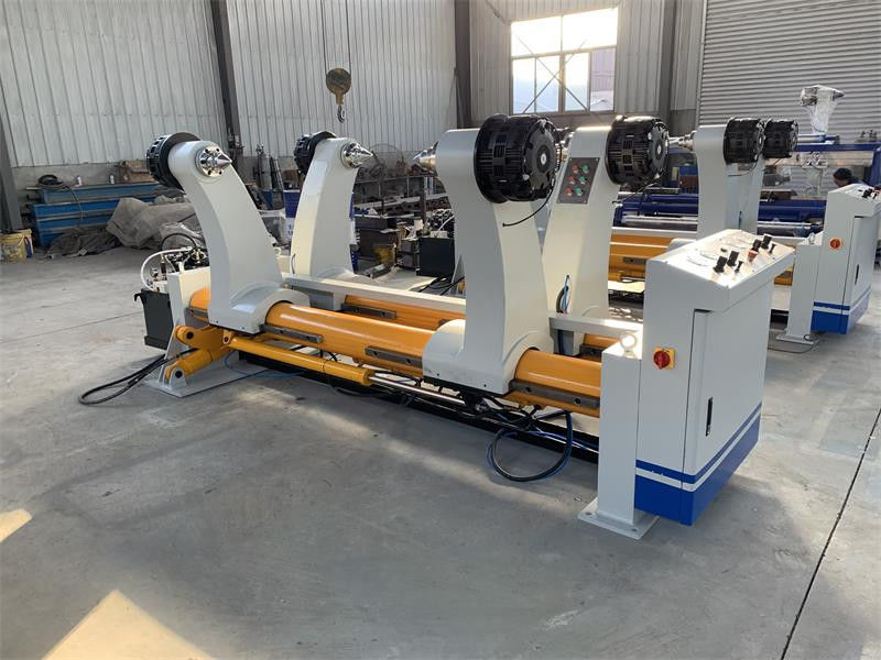Heavy Duty Paper Corrugator Machine Hydraulic Reel Stand 0.6Mpa - 0 ...