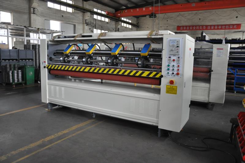 4KW 220V Corrugated Board Thin Blade Slitter Scorer Machine 141m/min ...
