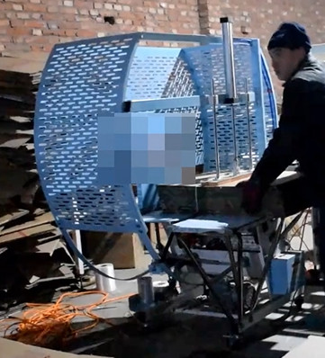 220V Single Phase Manual PE Wire Strapping Machine 1000x800mm HL-10080