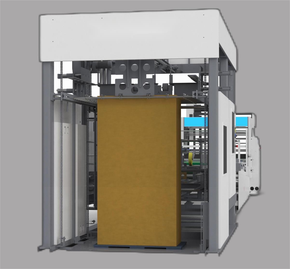 SDX-FZ2100 Automatic Pallet Flipper / Flipping Stacker Machine 415V